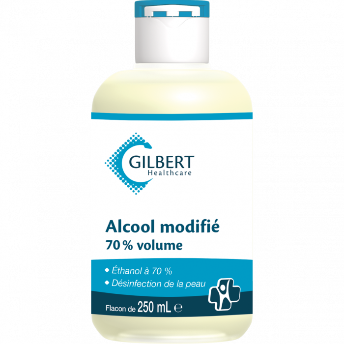 Alcool Modifié 70° biocide 250 ml - FM Medical - Fournisseur Matériel ...