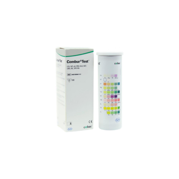 Bandelettes Urinaire COMBUR 10 M , boîte de 100 - FM Medical
