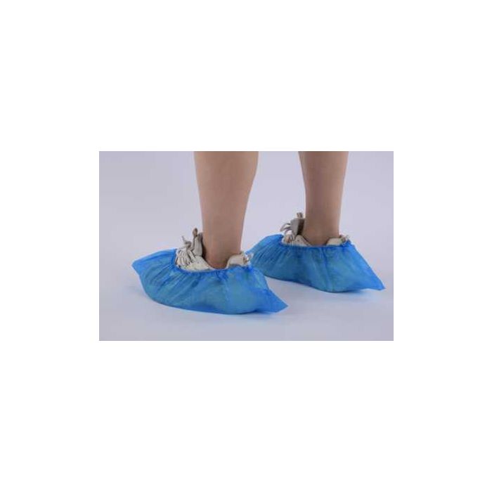 Sur-chaussures médicale bleue 15x38cm, CPE 25grs/pce, sachet de 100 ...