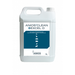 ANIOS'CLEAN EXCEL D vétérinaires, Bidon de 5 litres avec 1 pompe - FM ...