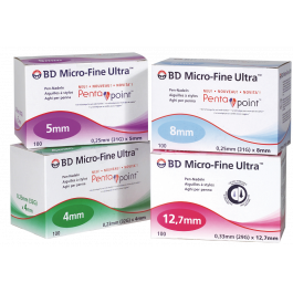MICRO-FINE ULTRA™ aiguilles stériles, pour stylos injecteurs - FM Medical