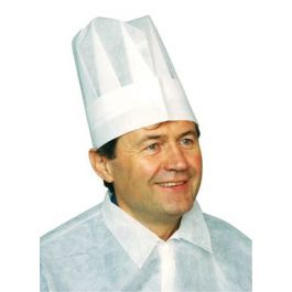 Toque non tissée blanche / plissée blanche - FM Medical